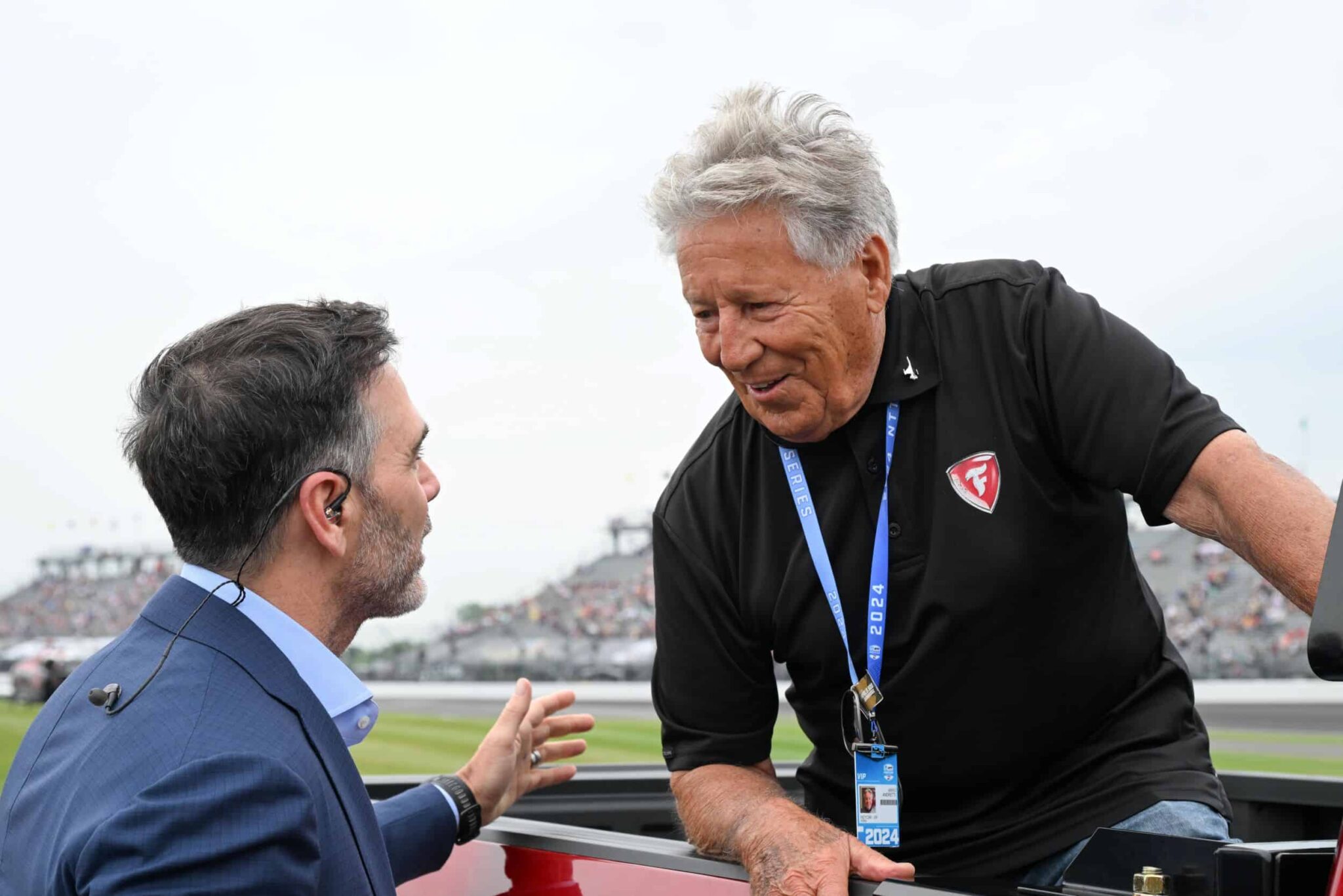 Mario Andretti se voit bien en NASCAR