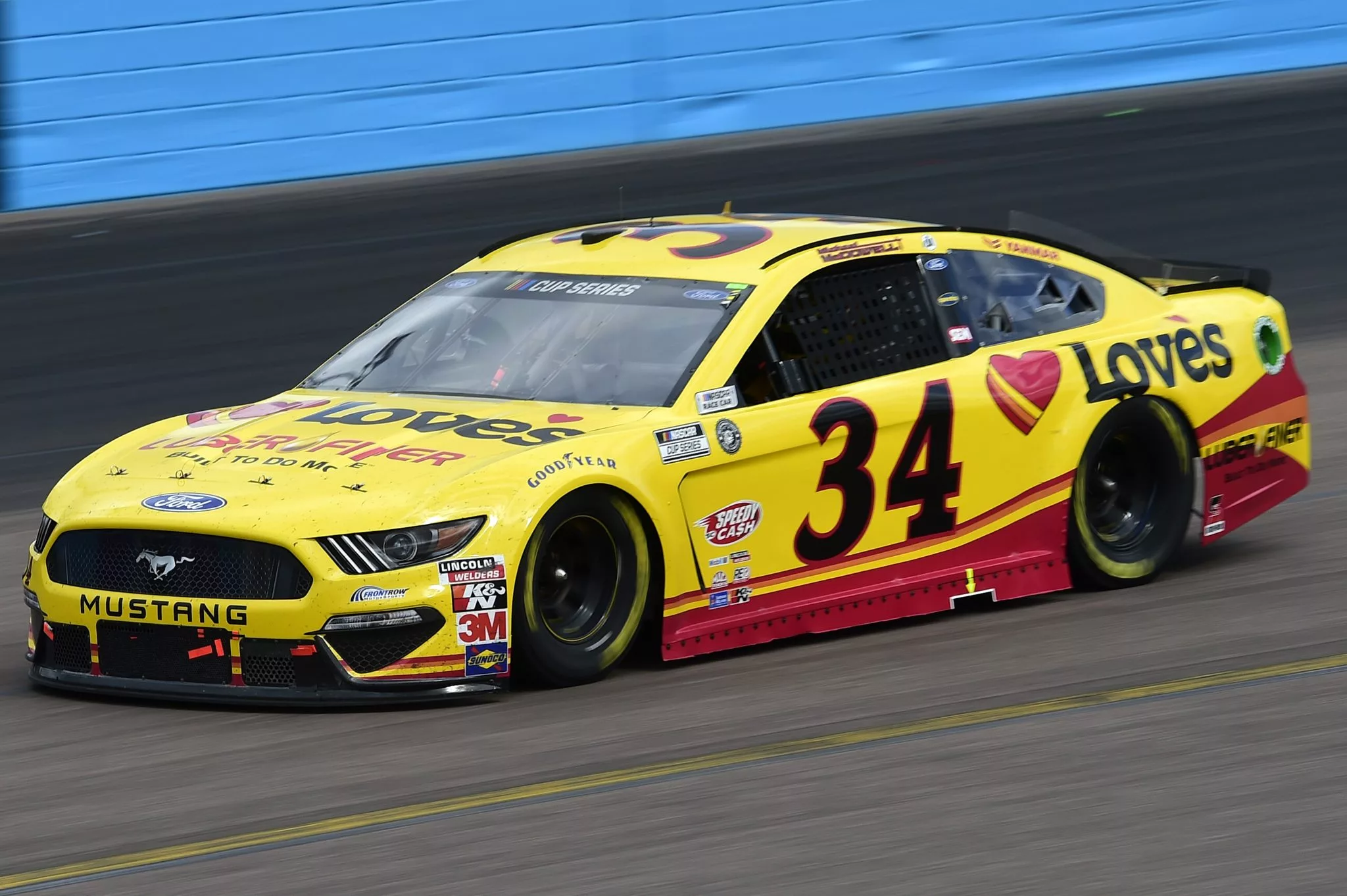 Todd Gilliland dans Ford Mustang n°34 de la Front Row Motorsports en ...